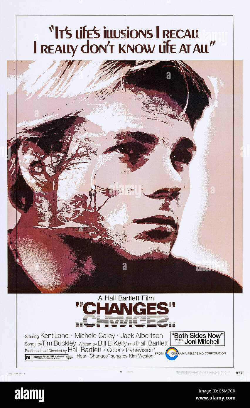 CHANGES, US poster art, Kent Lane, 1969 Stock Photo - Alamy