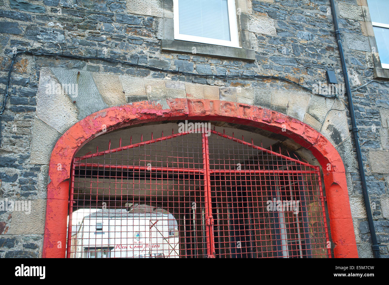 The defunct Benmore distillery entrance in Campbeltown Stock Photo - Alamy