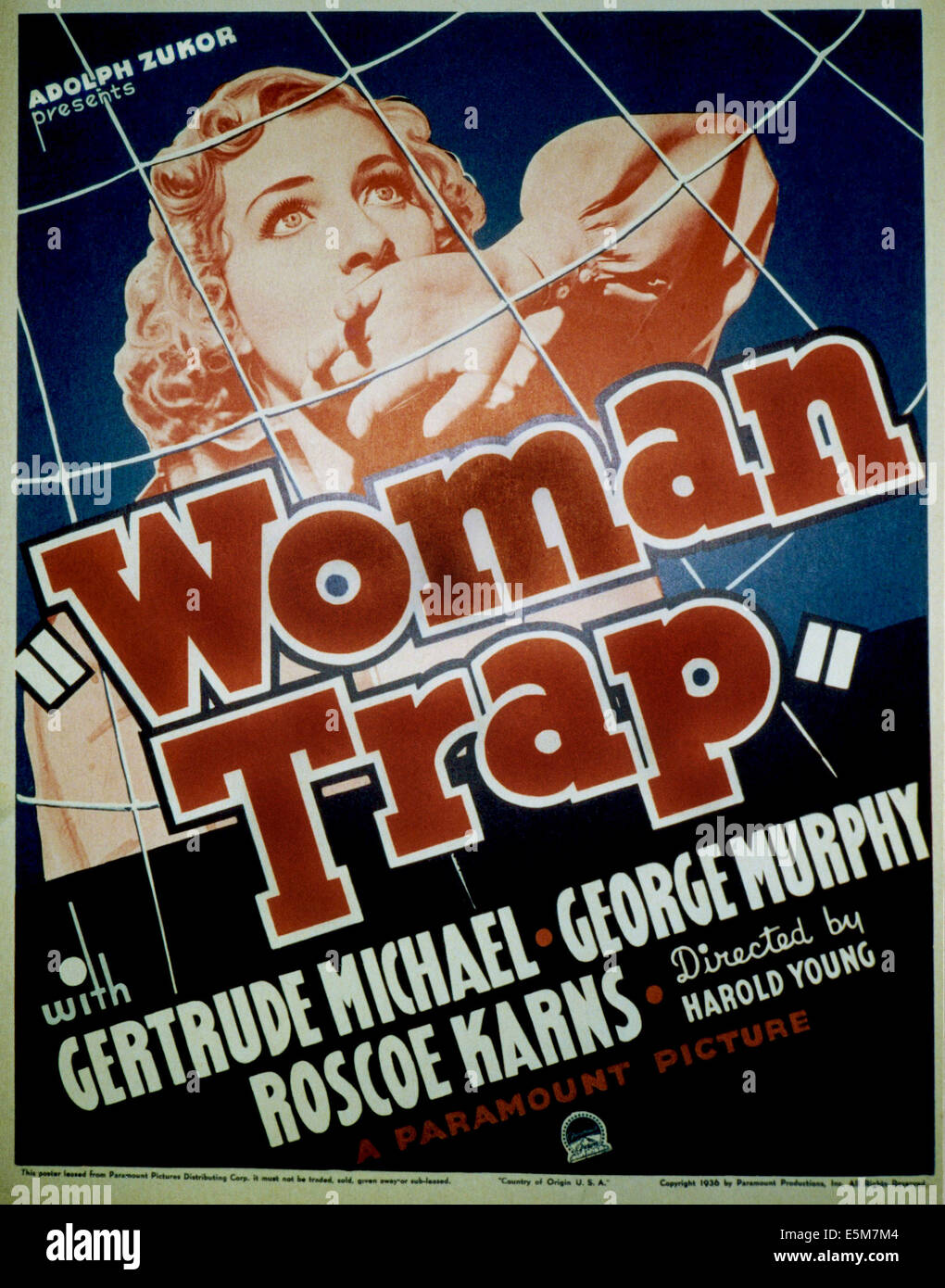 WOMAN TRAP, Gertrude Michael, 1936 Stock Photo - Alamy