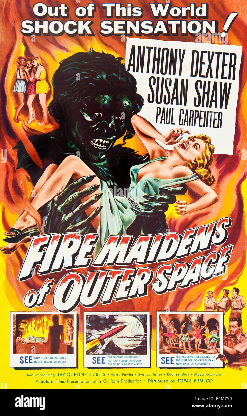 FIRE MAIDENS OF OUTER SPACE, 1956 Stock Photo - Alamy