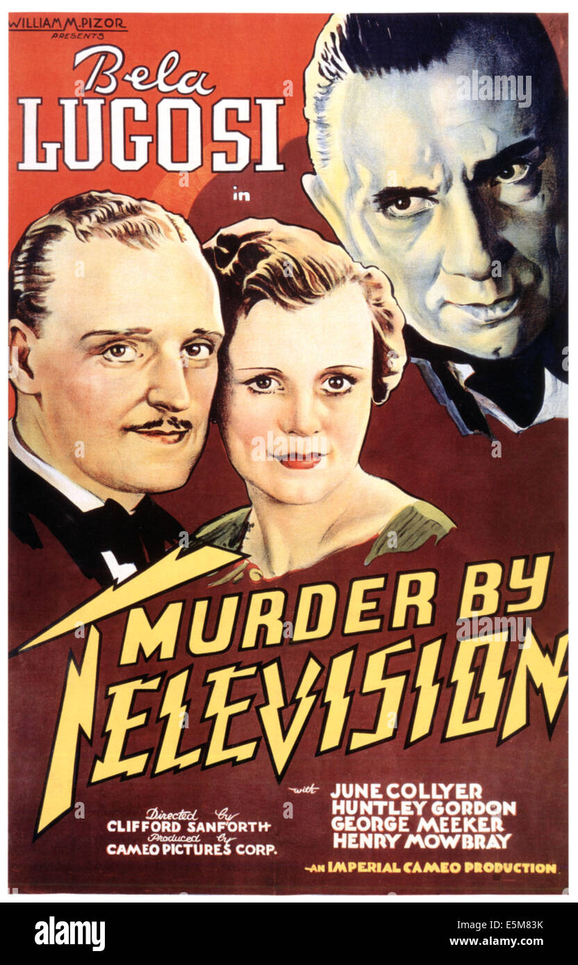 MURDER BY TELEVISION, George Meeker, June Collyer, Bela Lugosi, 1935 ...
