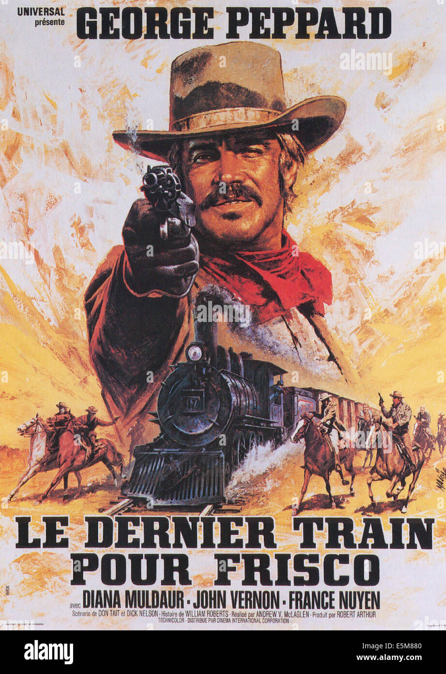 1970s train poster hi-res stock photography and images - Alamy