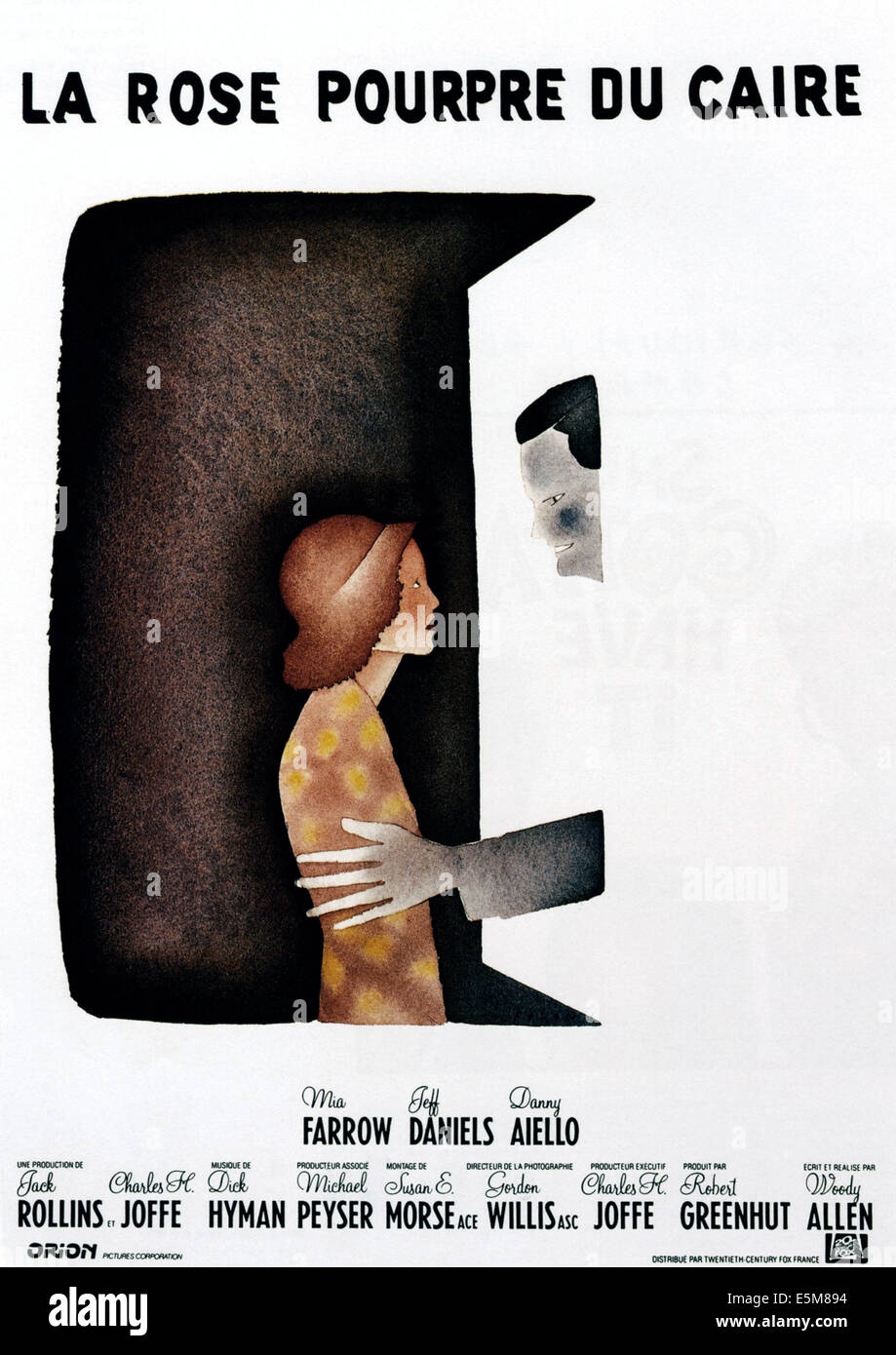 THE PURPLE ROSE OF CAIRO, (aka LA ROSE POURPRE DU CAIRE), 1985, (c ...