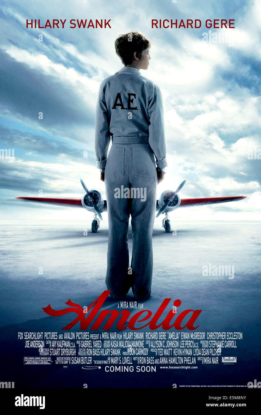 AMELIA, Hilary Swank as Amelia Earhart, 2009. ©Fox Searchlight/courtesy ...