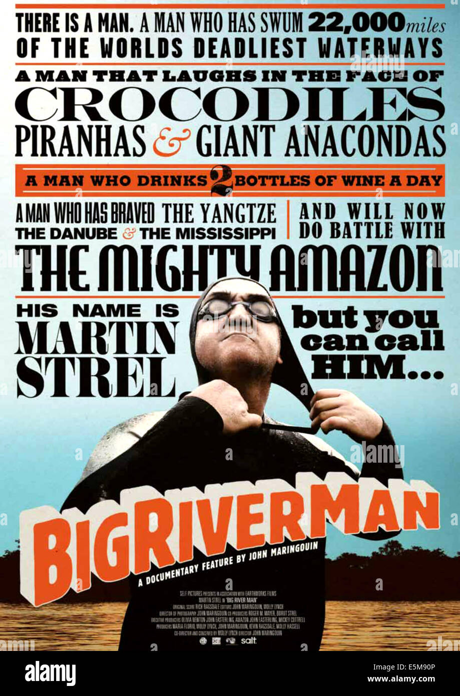 BIG RIVER MAN, Martin Strel, 2009 Stock Photo - Alamy