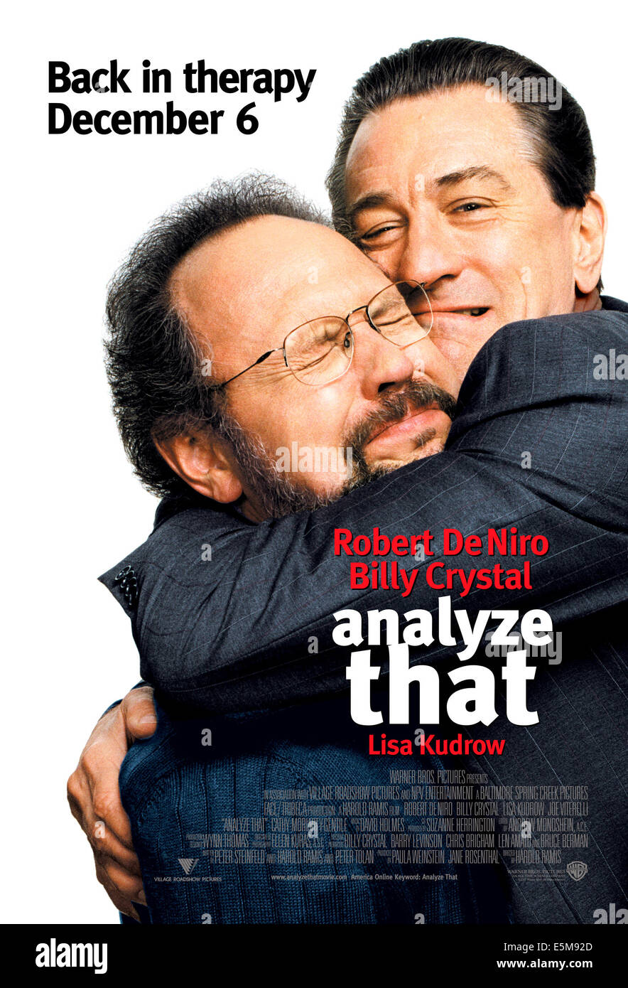 ANALYZE THAT, Billy Crystal, Robert De Niro, 2002, (c) Warner Brothers ...