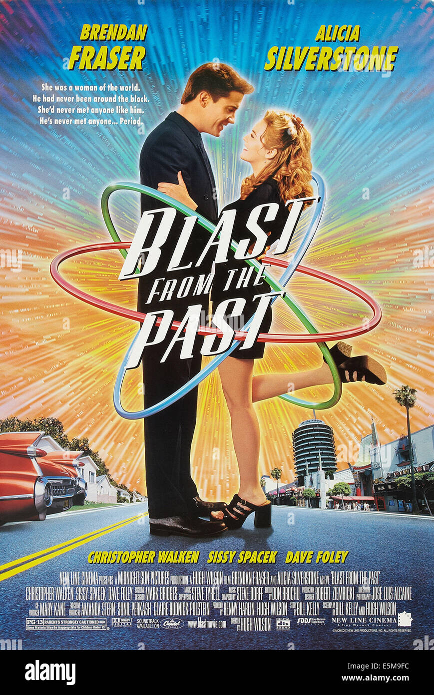 BLAST FROM THE PAST, US poster art, Brendan Fraser, Alicia Silverstone ... BLAST FROM THE PAST, US poster art, Brendan Fraser, Alicia Silverstone ...