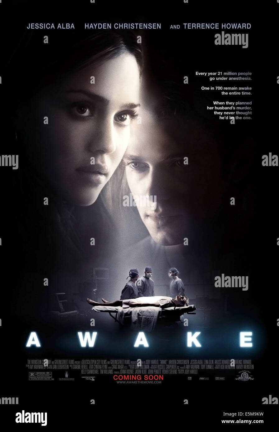 AWAKE, Jessica Alba, Hayden Christensen, 2007. ©Weinstein Company ...