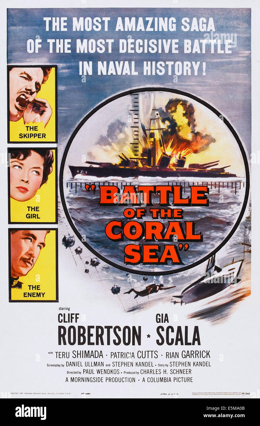 Battle of coral sea 1959 hi-res stock photography and images - Alamy