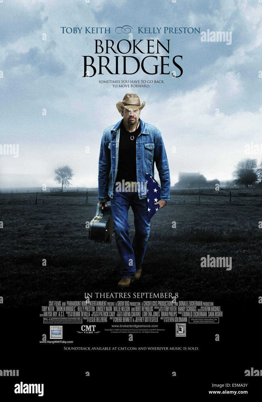 BROKEN BRIDGES, US poster art, Toby Keith, 2006, ©Paramount Vantage ...
