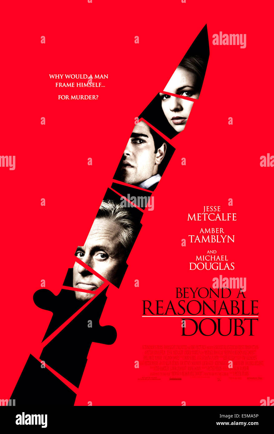 BEYOND A REASONABLE DOUBT, from top: Amber Tamblyn, Jesse Metcalfe ...