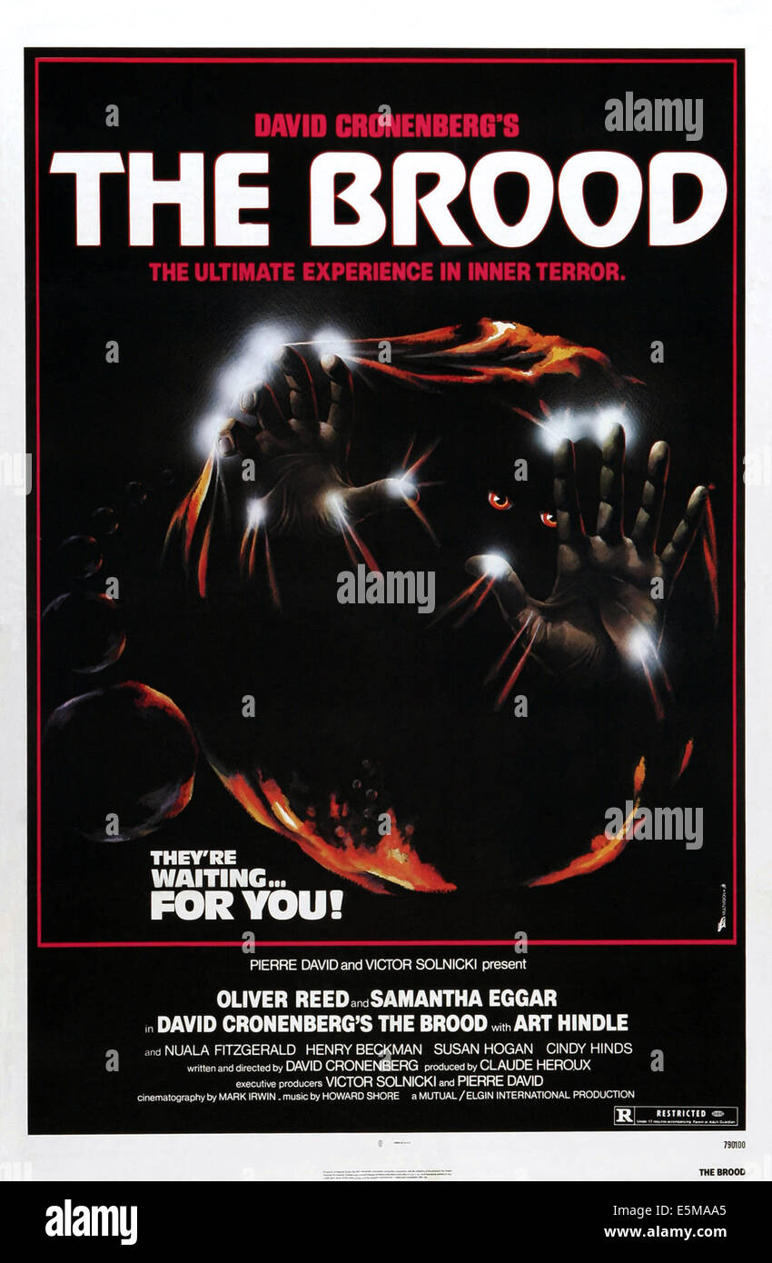 THE BROOD, US poster art, 1979. ©New World Pictures/courtesy Everett ...
