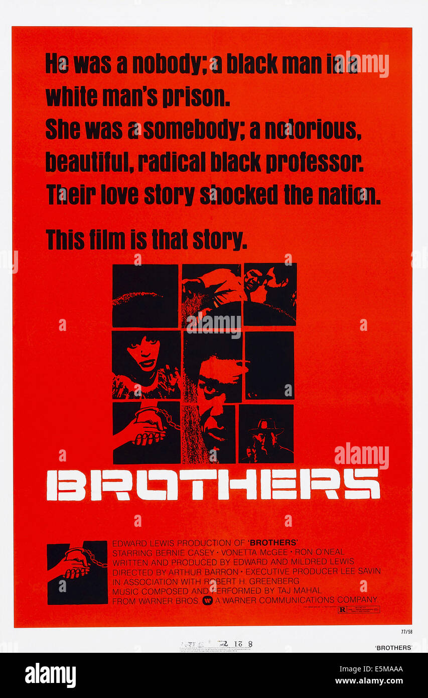 BROTHERS, US poster art, Bernie Casey (center), 1977. ©Warner Brothers ...