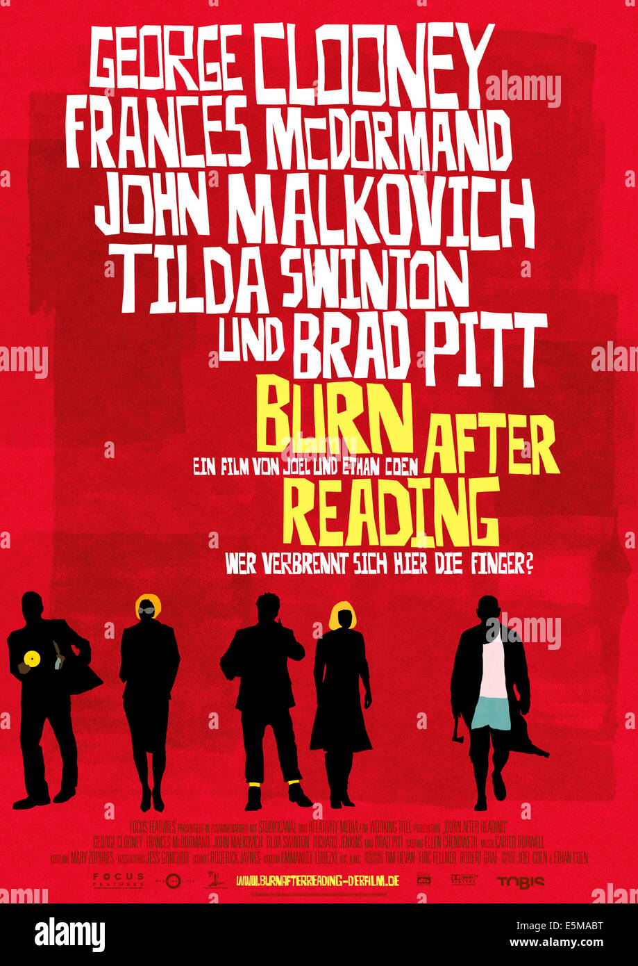 Burn After Reading Poster