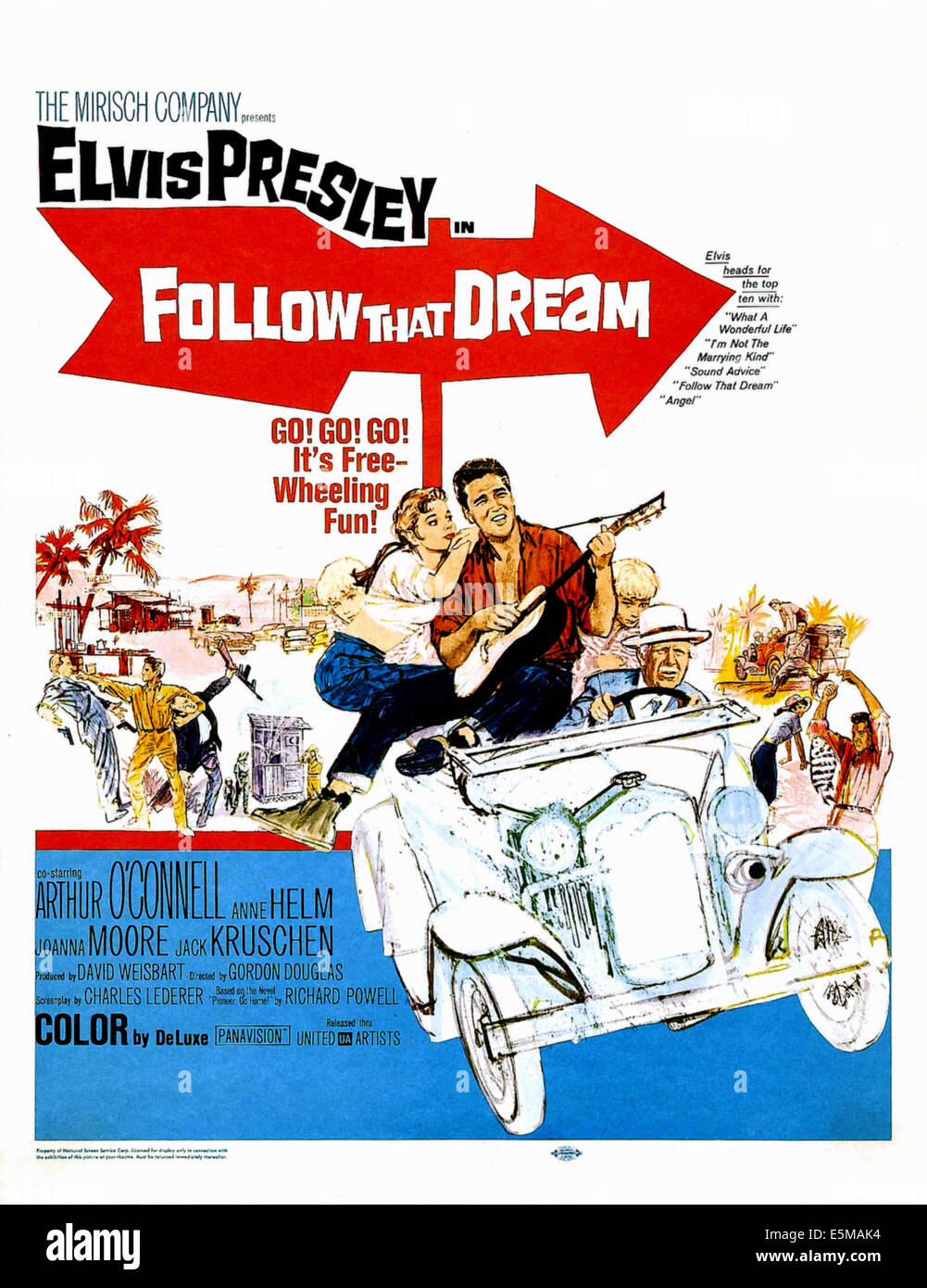 FOLLOW THAT DREAM, Anne Helm, Elvis Presley, 1962 Stock Photo - Alamy
