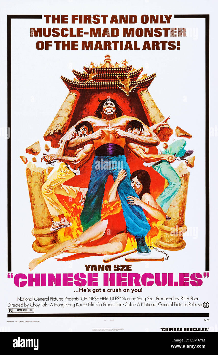 CHINESE HERCULES, (aka MA TOU DA JUE DOU), center: Yang Sze (aka Bolo ...