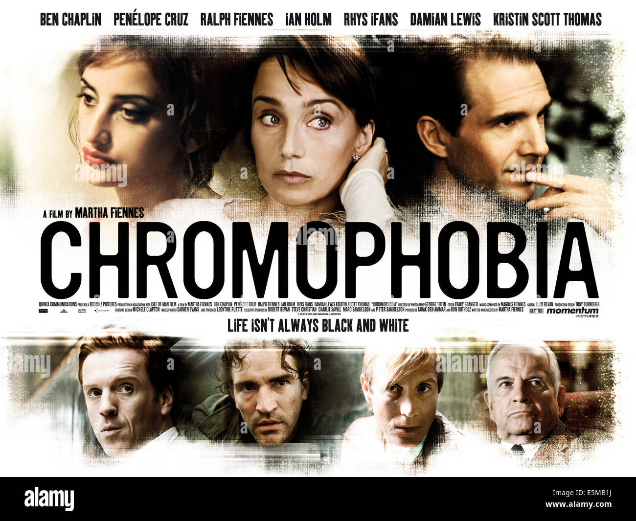 CHROMOPHOBIA, top: Penelope Cruz, Kristin Scott Thomas, Ralph Fiennes ...