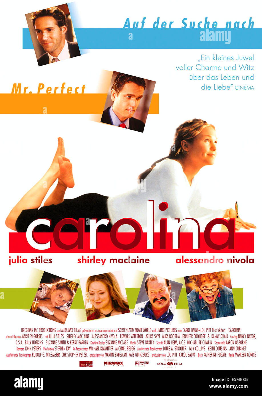 CAROLINA, top: Allessandro Nivola, Edward Atterton, Julia Stiles ...