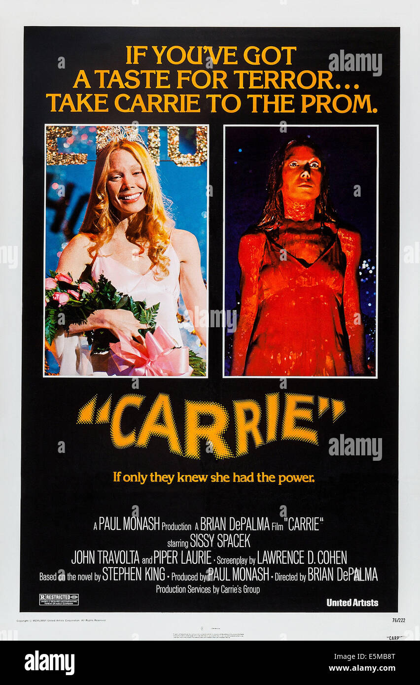 Carrie 1976 hi-res stock photography and images - Alamy