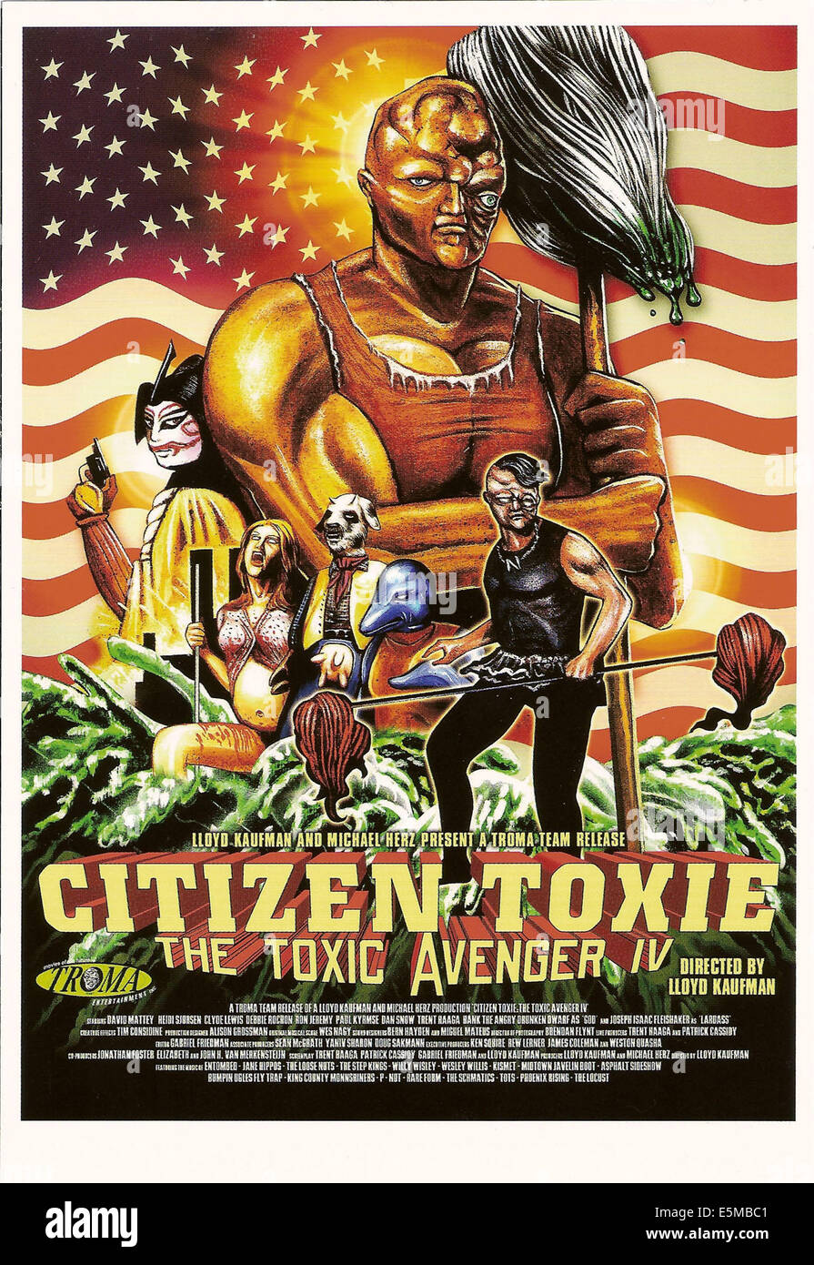CITIZEN TOXIE: THE TOXIC AVENGER IV, poster art, 2000, ©Troma Films ...
