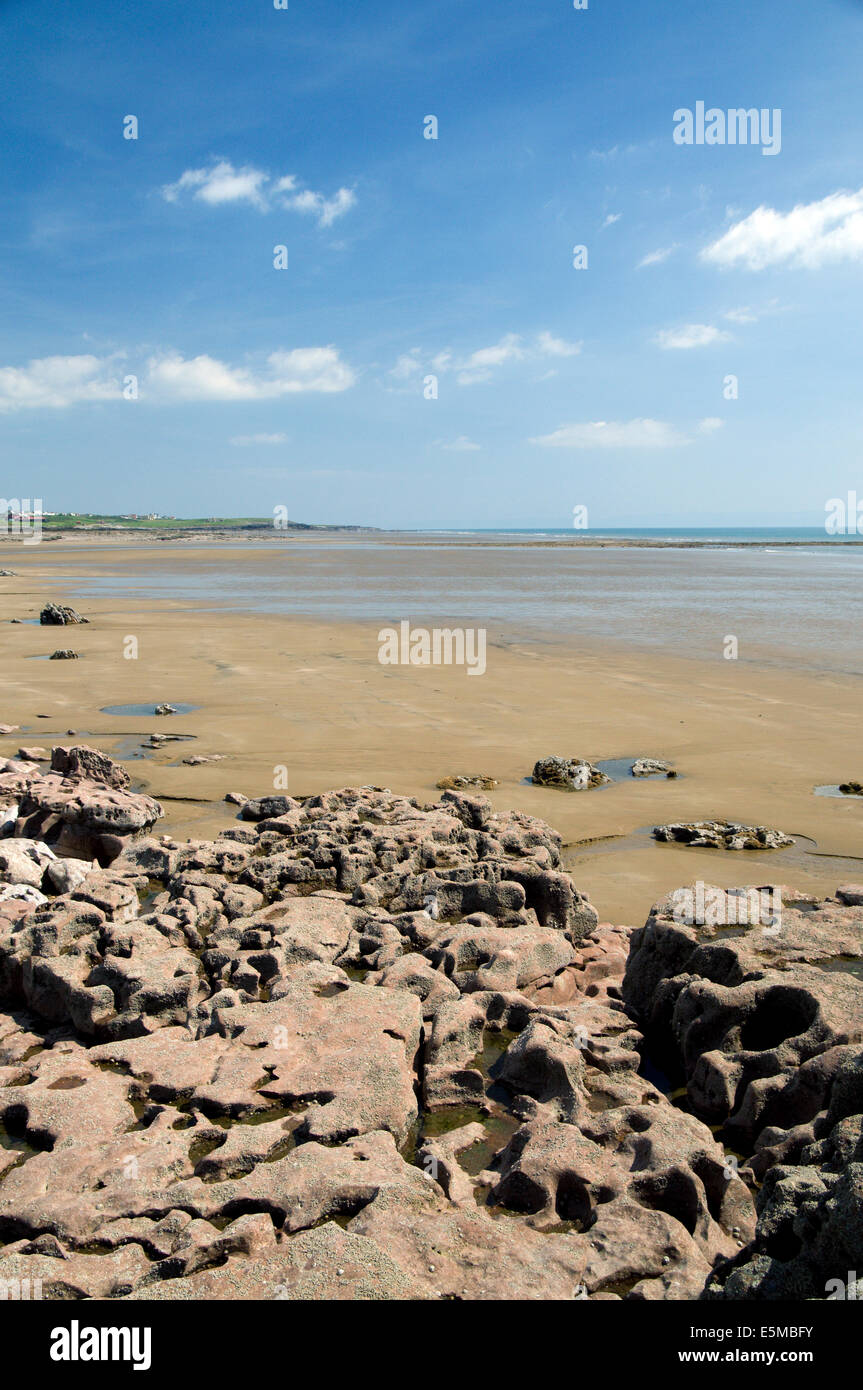 Rock pools, Rest Bay, Porthcawl. South Wales, UK Stock Photo - Alamy
