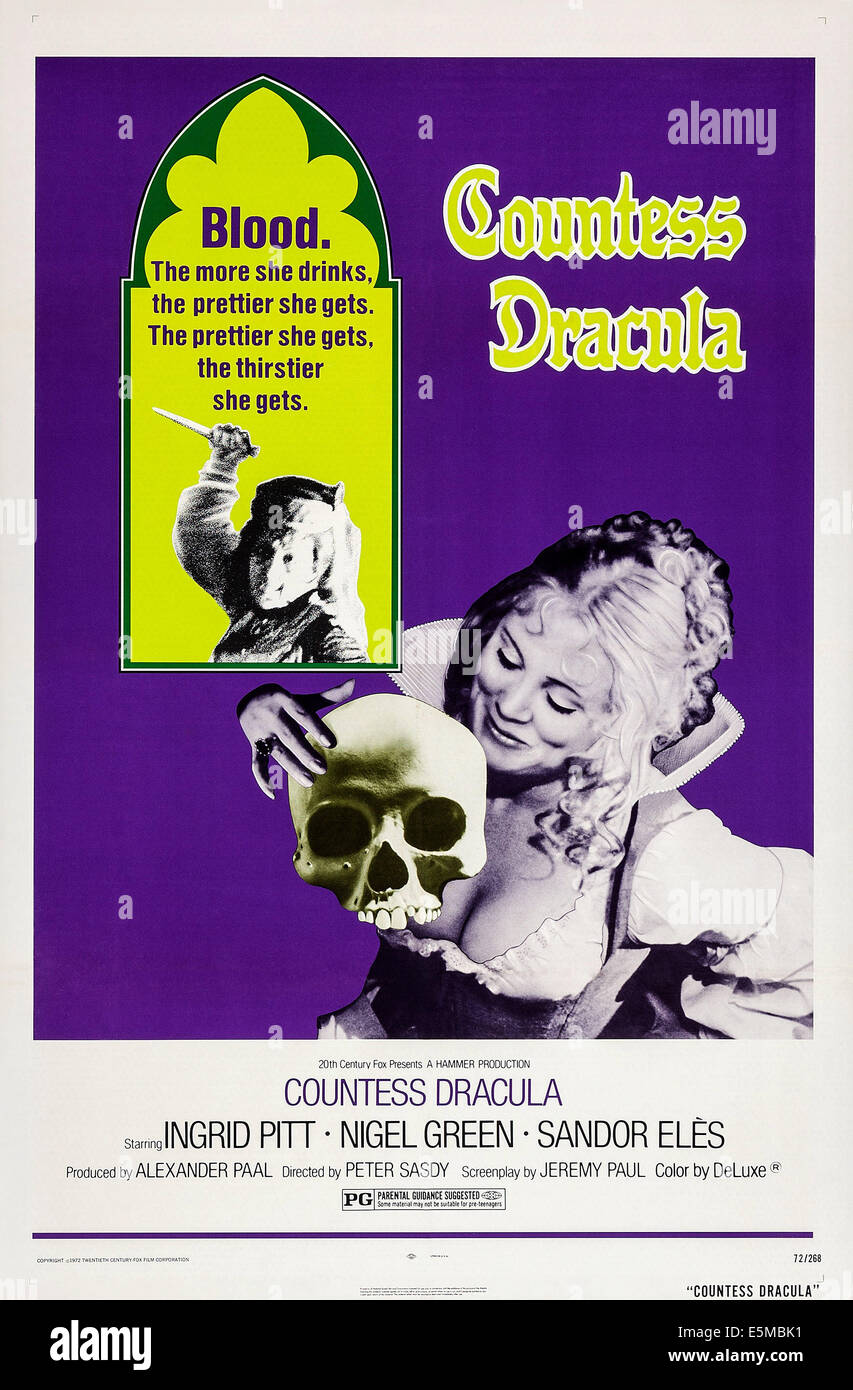 Countess dracula (1971) ingrid pitt hi-res stock photography and images ...