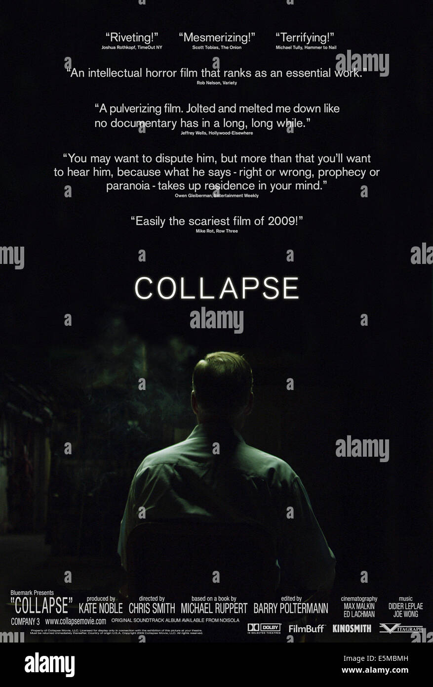 COLLAPSE, Michael Ruppert, 2009. ©Cinetic Rights Management/Courtesy ...