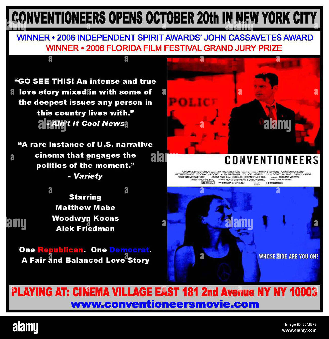 CONVENTIONEERS, Matthew Mabe (top), Woodwyn Koons, 2005. ©Cinema Libre ...