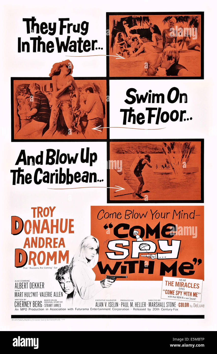 1960s poster spy hi-res stock photography and images - Alamy