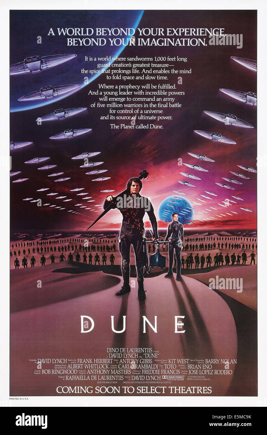 Dune 1984 hi-res stock photography and images - Alamy
