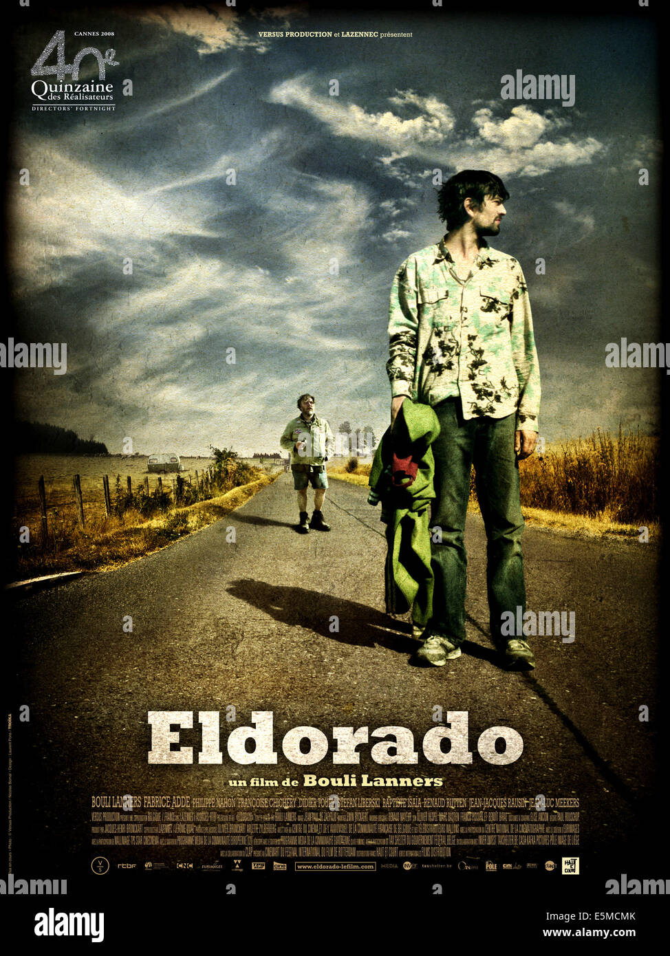 ELDORADO, French poster art, from left: Bouli Lanners, Fabrice Adde ...