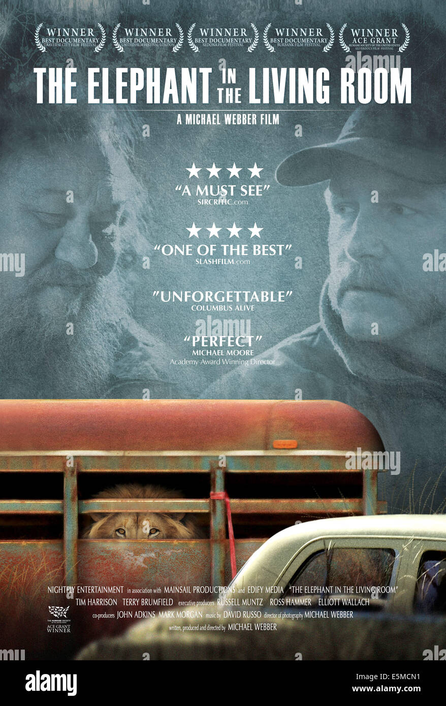 THE ELEPHANT IN THE LIVING ROOM, top l-r: Terry Brumfield, Tim Harrison ...