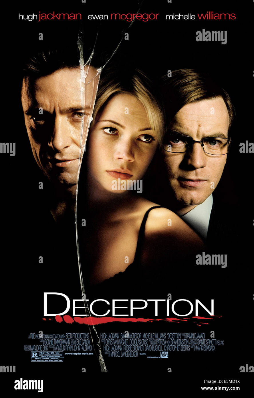 DECEPTION, (aka MANIPULATION), Hugh Jackman, Michelle Williams, Ewan ...