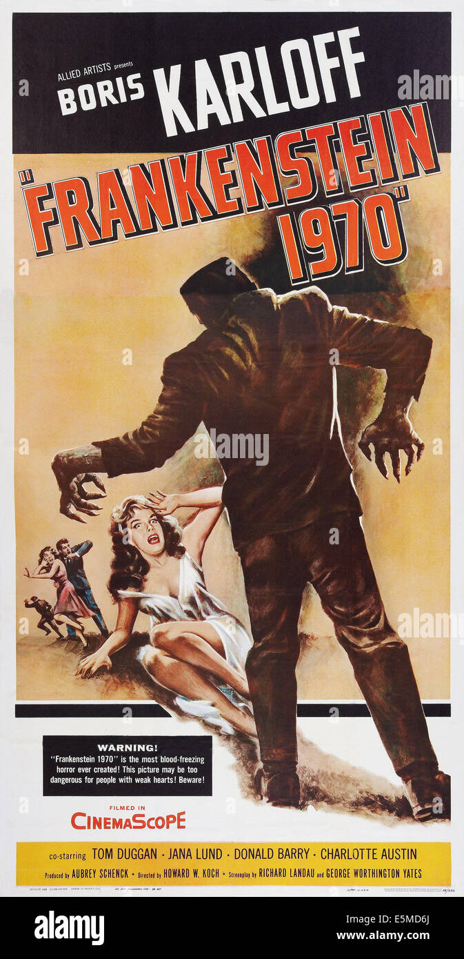 Frankenstein Poster High Resolution Stock Photography and Images - Alamy