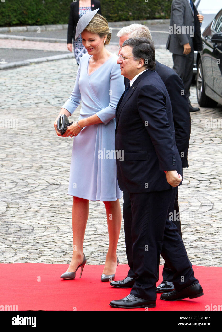 Liege, Belgium. 04th Aug, 2014. European Commission President, Jose ...