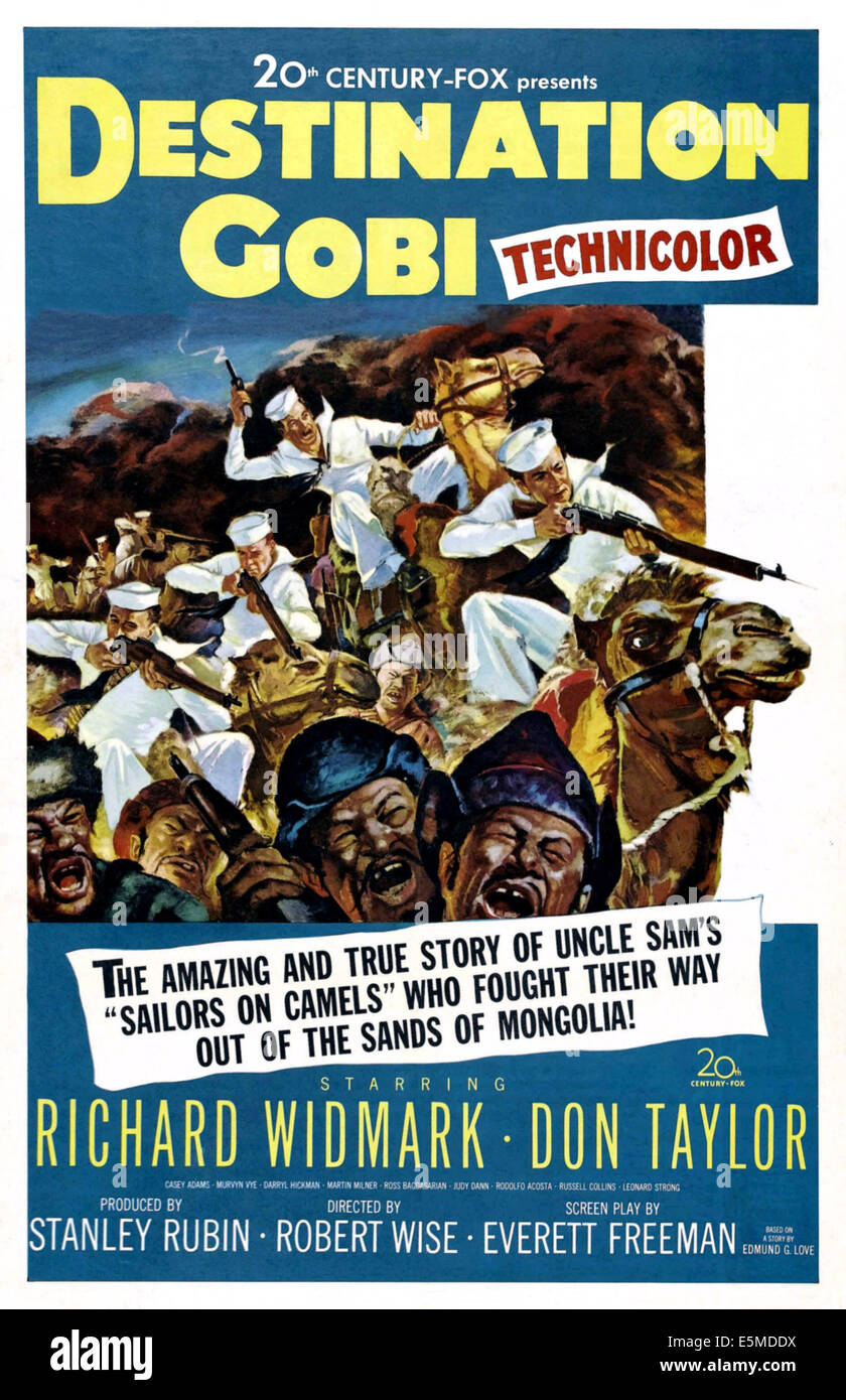 DESTINATION GOBI, 1953. TM and Copyright ©20th Century Fox Film Corp ...