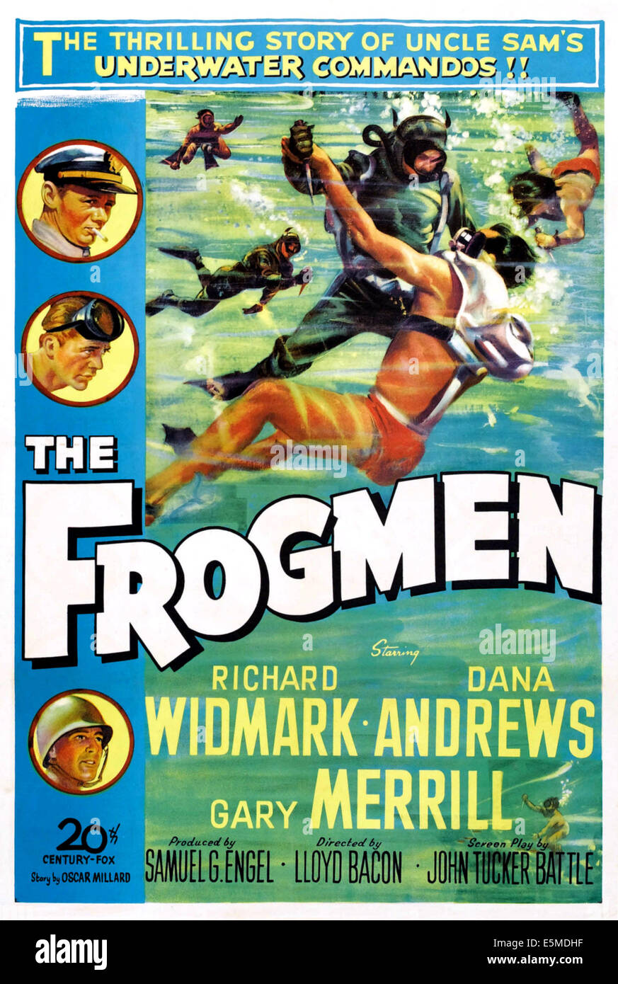 Frogmen 1950s hi-res stock photography and images - Alamy