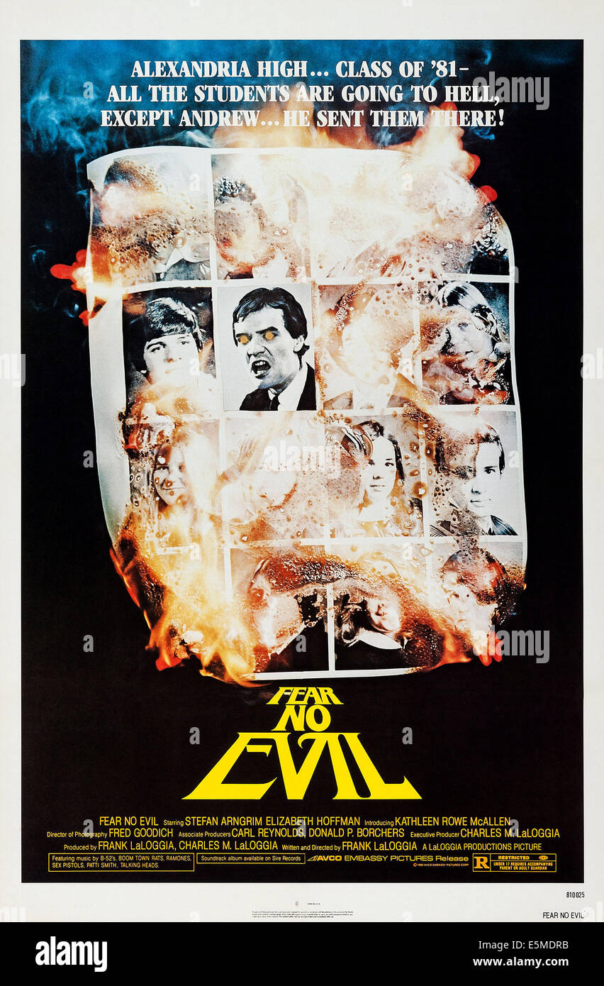 FEAR NO EVIL, US poster, 1981, © Avco Embassy/courtesy Everett ...