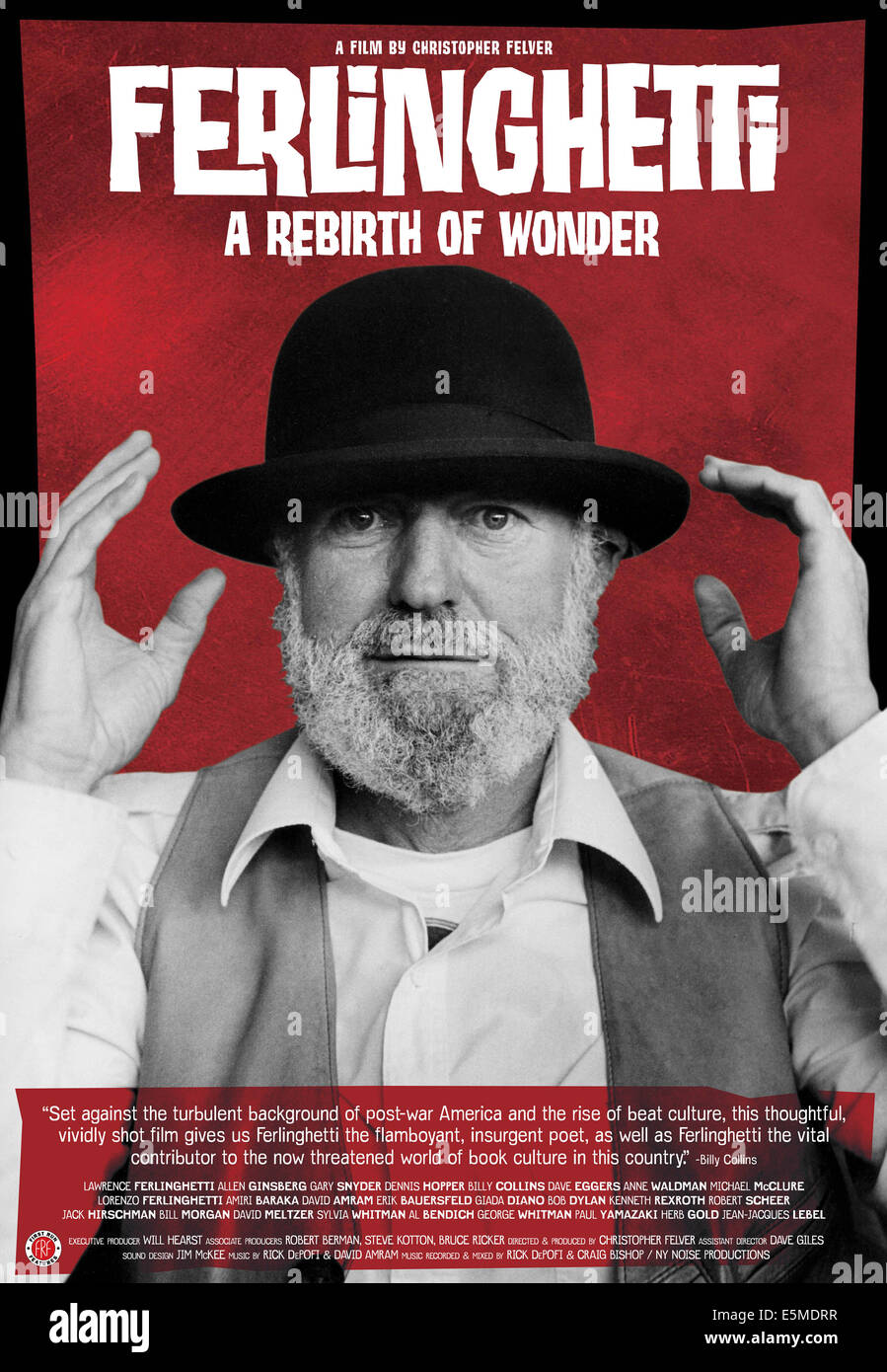 FERLINGHETTI: A REBIRTH OF WONDER, Lawrence Ferlinghetti on US poster ...