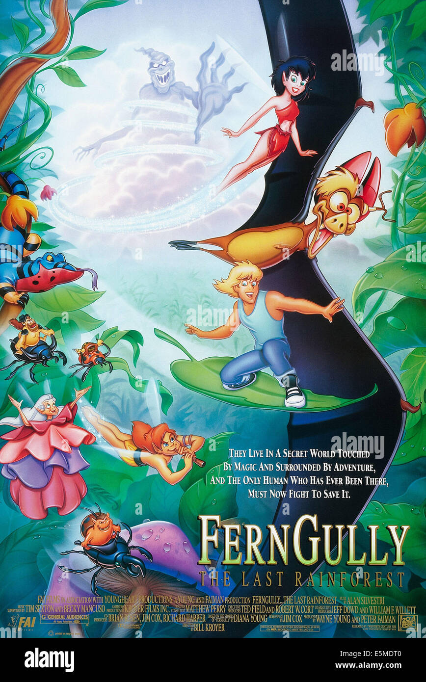 Ferngully The Last Rainforest Poster Is Disney Working On A Live