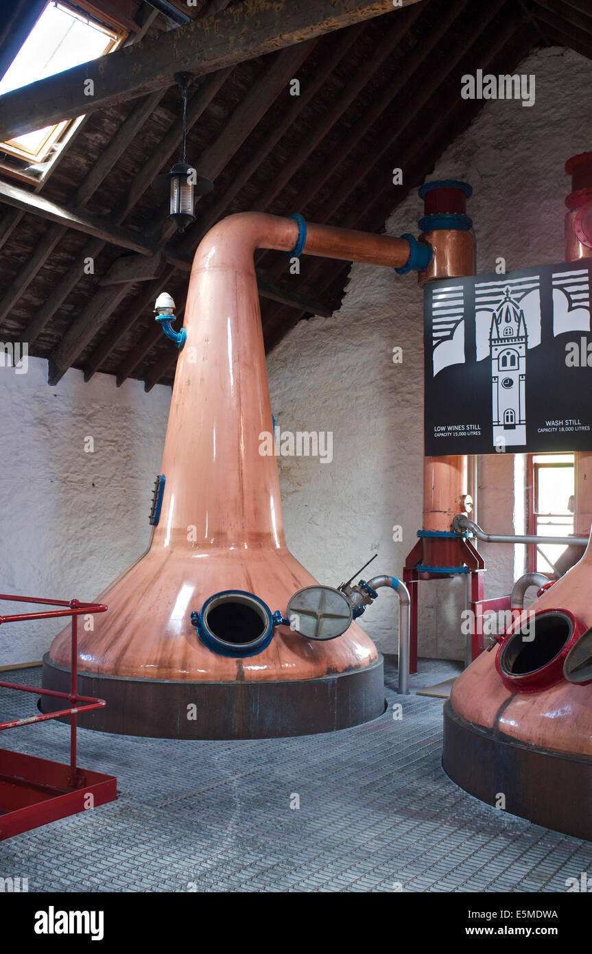 Glengyle distillery still house Stock Photo - Alamy
