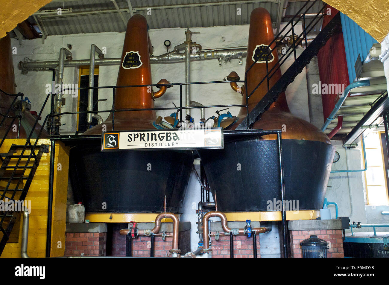 Springbank distillery still house Stock Photo - Alamy