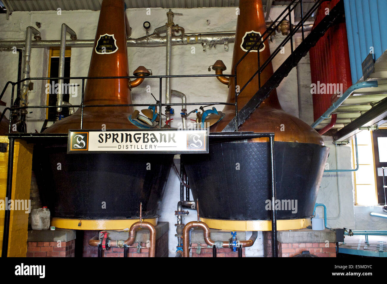 Springbank distillery still house Stock Photo - Alamy