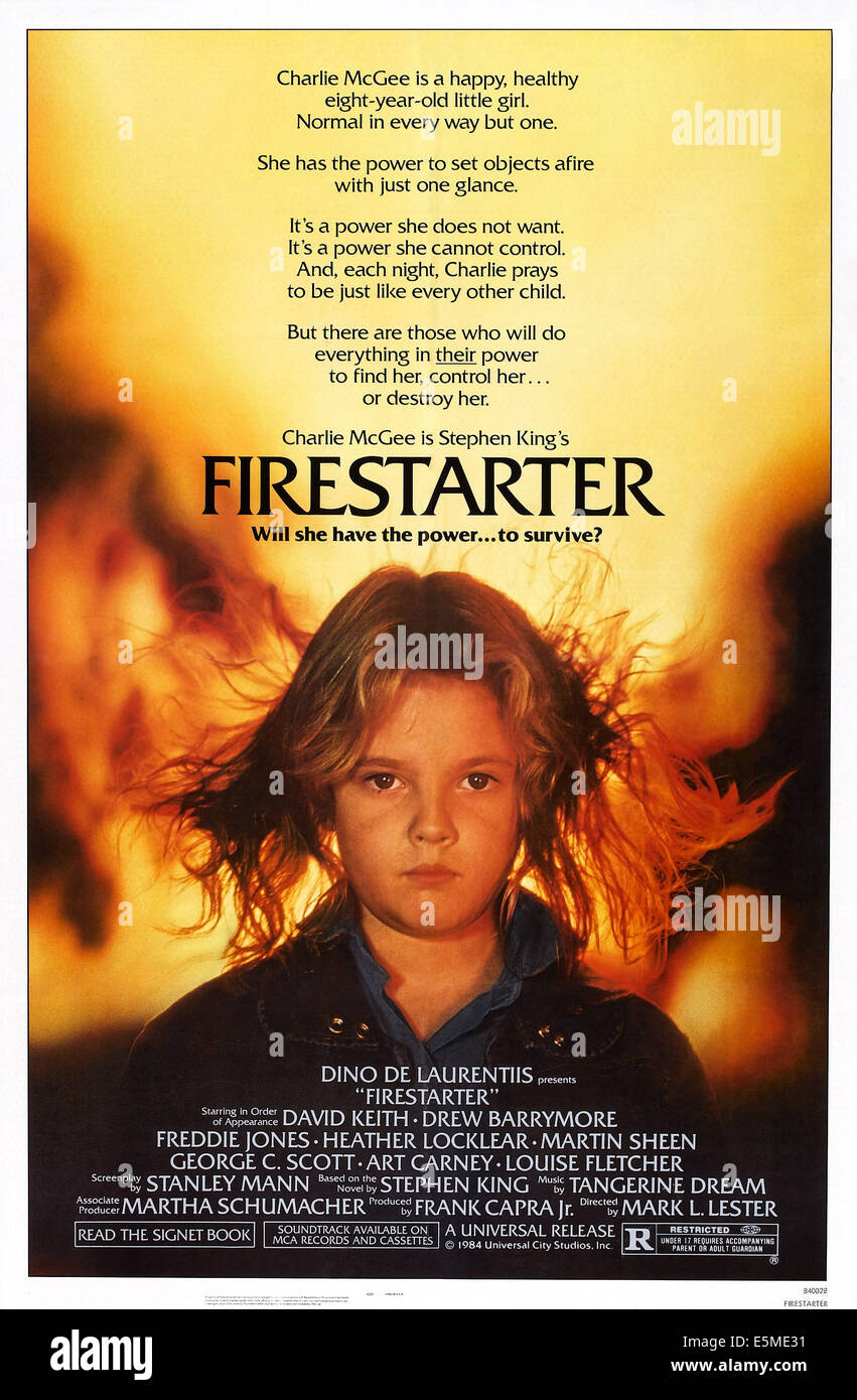 Firestarter poster hi-res stock photography and images - Alamy