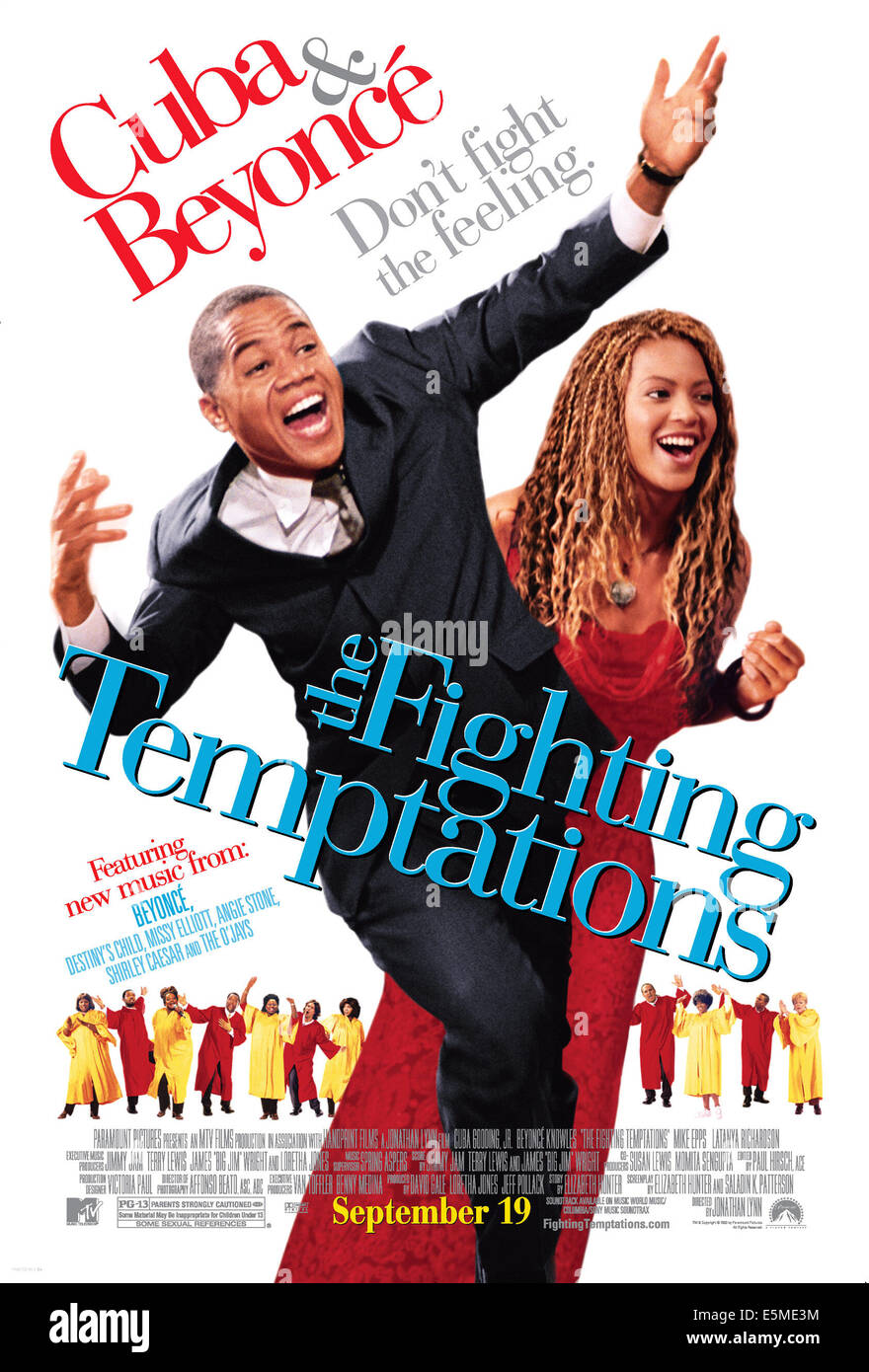 THE FIGHTING TEMPTATIONS, Cuba Gooding Jr., Beyonce Knowles, 2003, (c ...