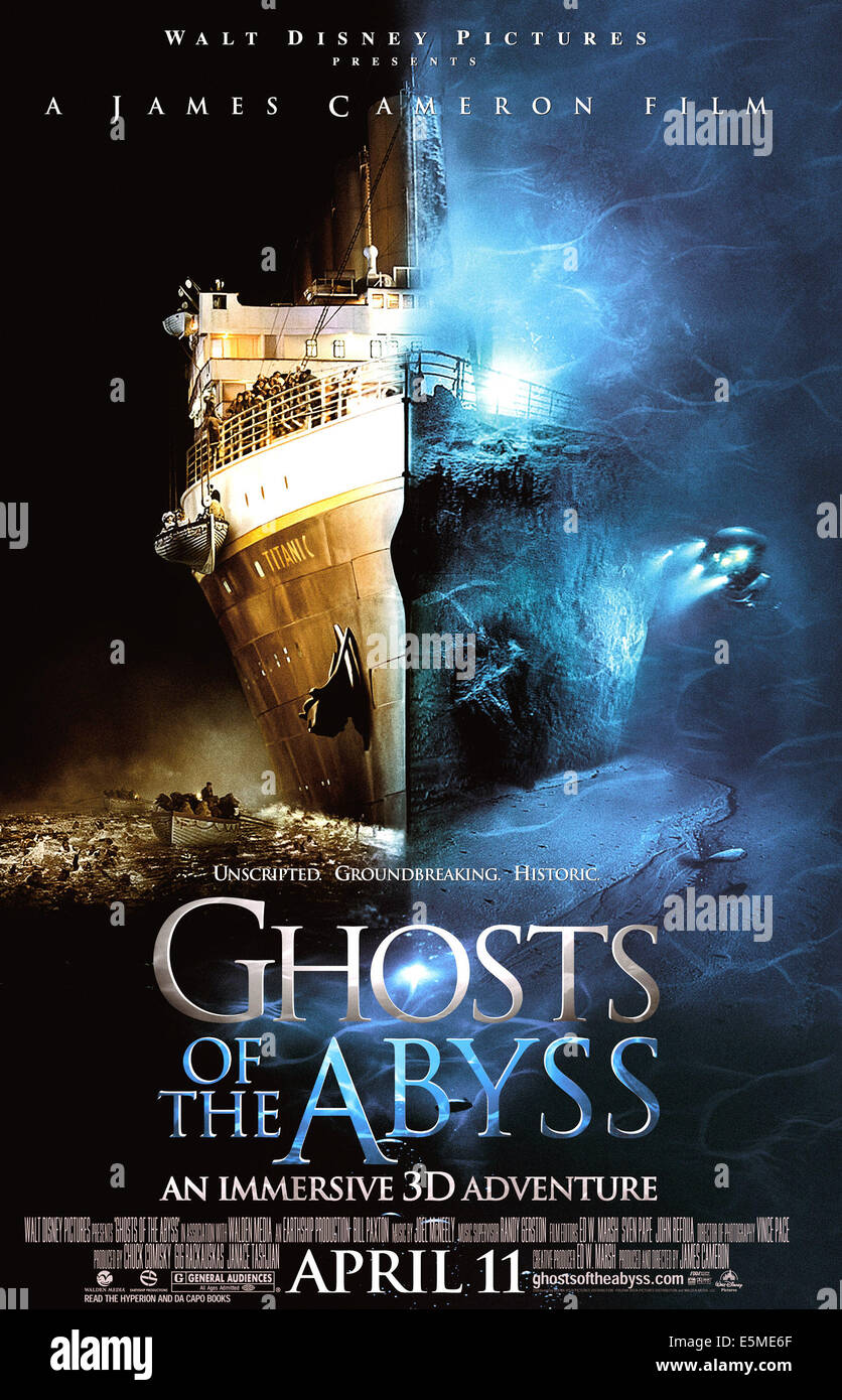 GHOSTS OF THE ABYSS, poster art, 2003, (c)Walt Disney/courtesy Everett ...