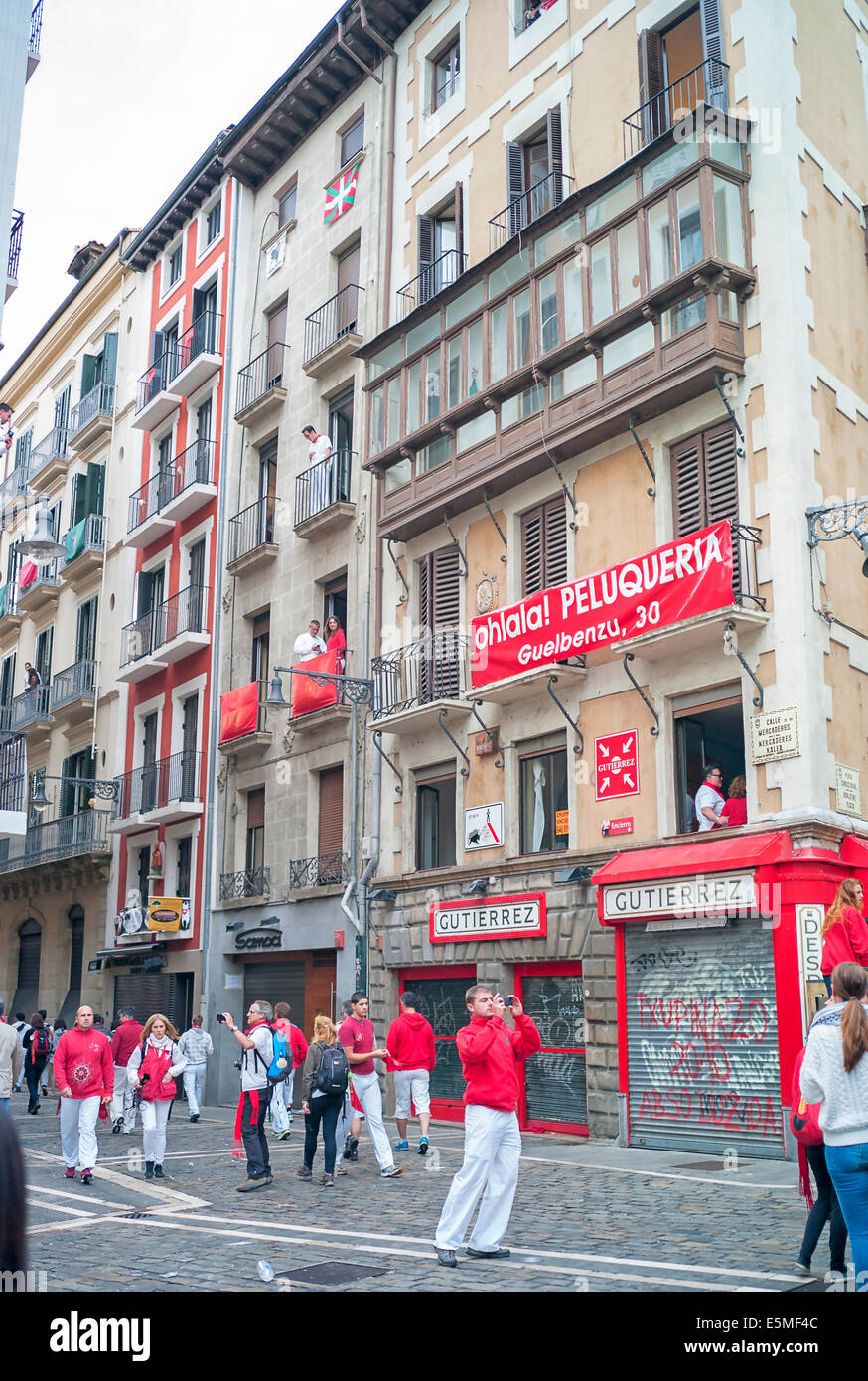 -San Fermin- Pamplona (Spain Stock Photo - Alamy