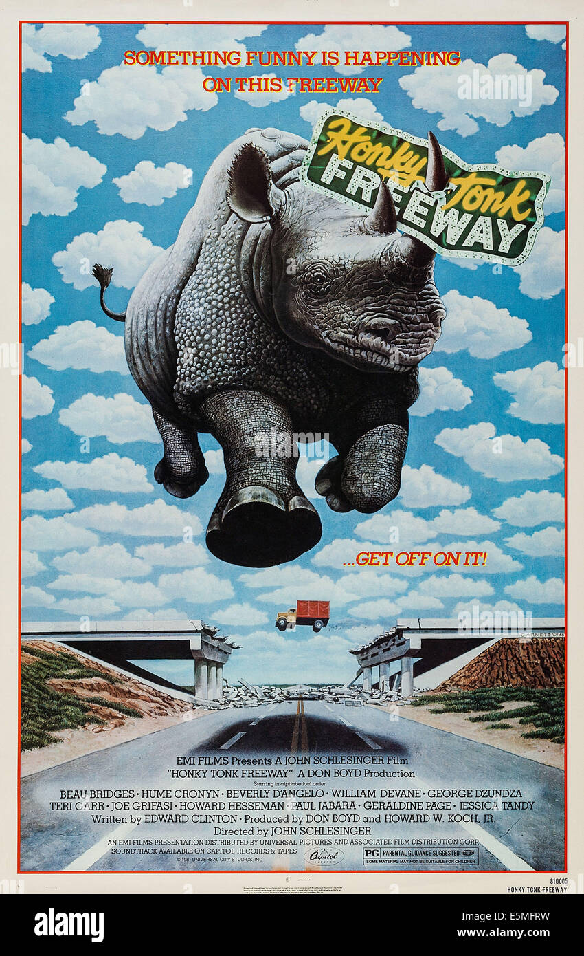 HONKY TONK FREEWAY, US poster, 1981, © Universal/courtesy Everett ...