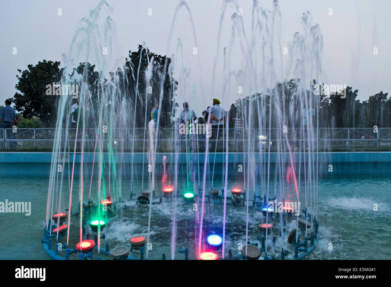 Enjoying an evening out in Chandigarh Stock Photo - Alamy