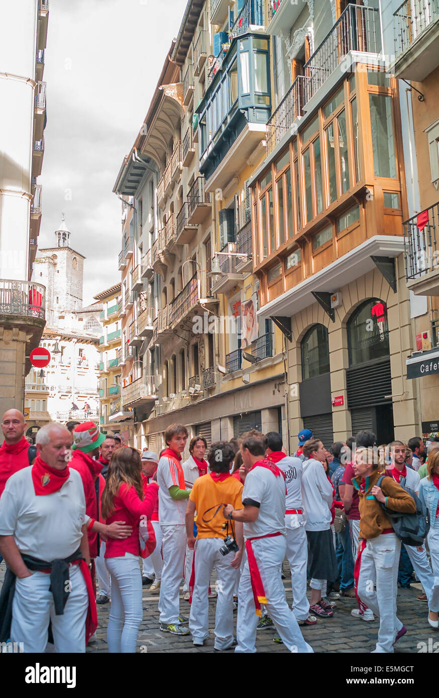 -San Fermin- Pamplona (Spain Stock Photo - Alamy